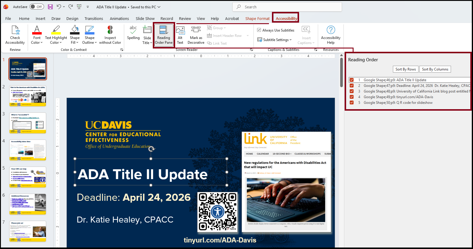 How to Make Your Slides Accessible | The Wheel